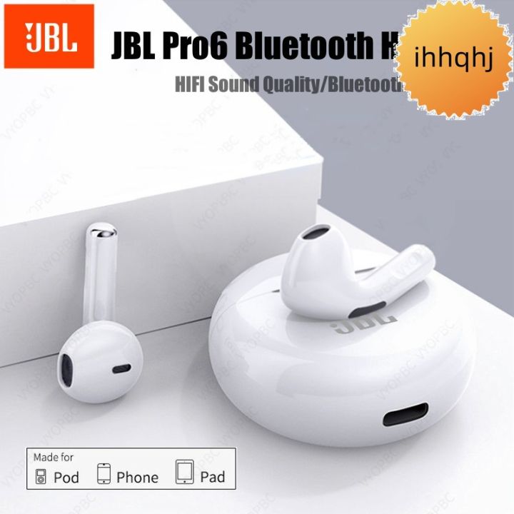 ♥Original Product+FREE Shipping+COD♥NEW JBL Pro 6 TWS Bluetooth Earbuds ...