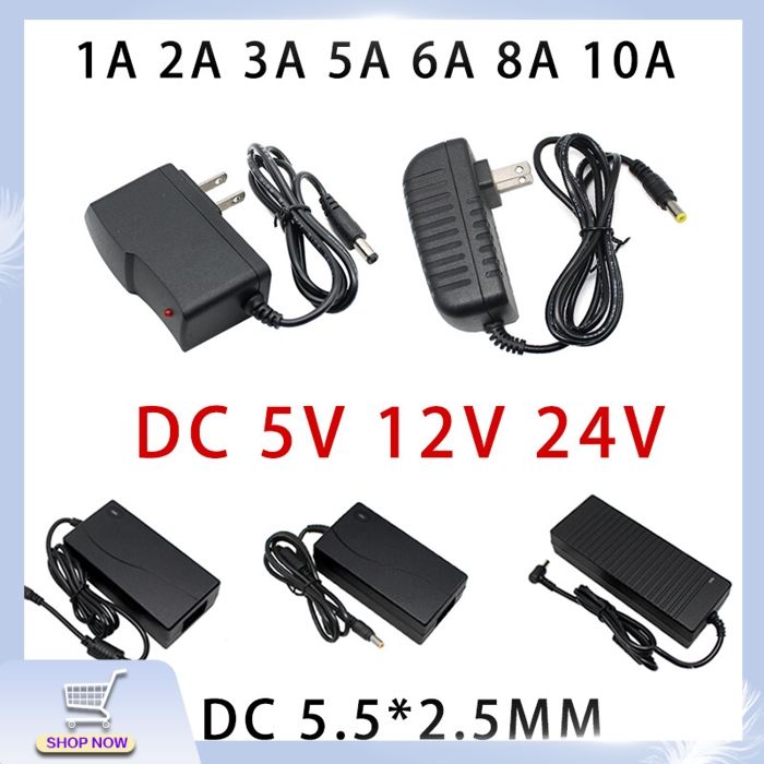 AC/DC Power Adapter Supply: 5V/12V/24V 1A/2A/3A 220V to 12V for LED ...