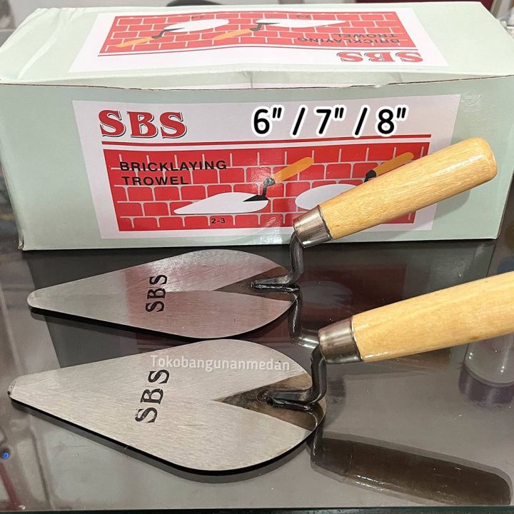 READY SENDOK SEMEN / SEKOP SEMEN RUNCING SBS GAGANG KAYU 6 / 7 / 8 inch ...