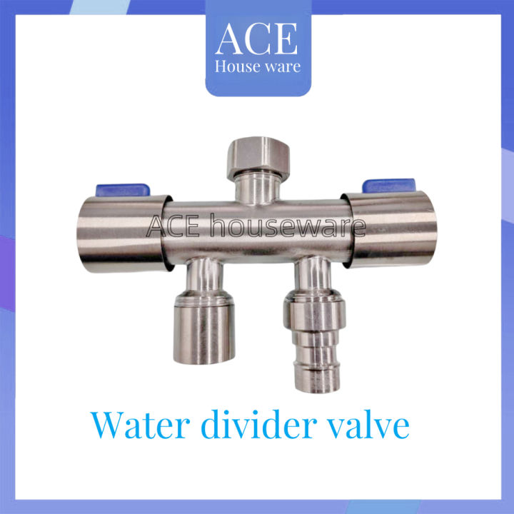 Water divider valve washing machine faucet divider one point two live ...