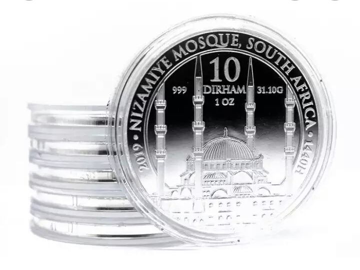 10 Dirham Nizamiye Mosque, 1 oz Silver Coin 999 in Capsule | Lazada
