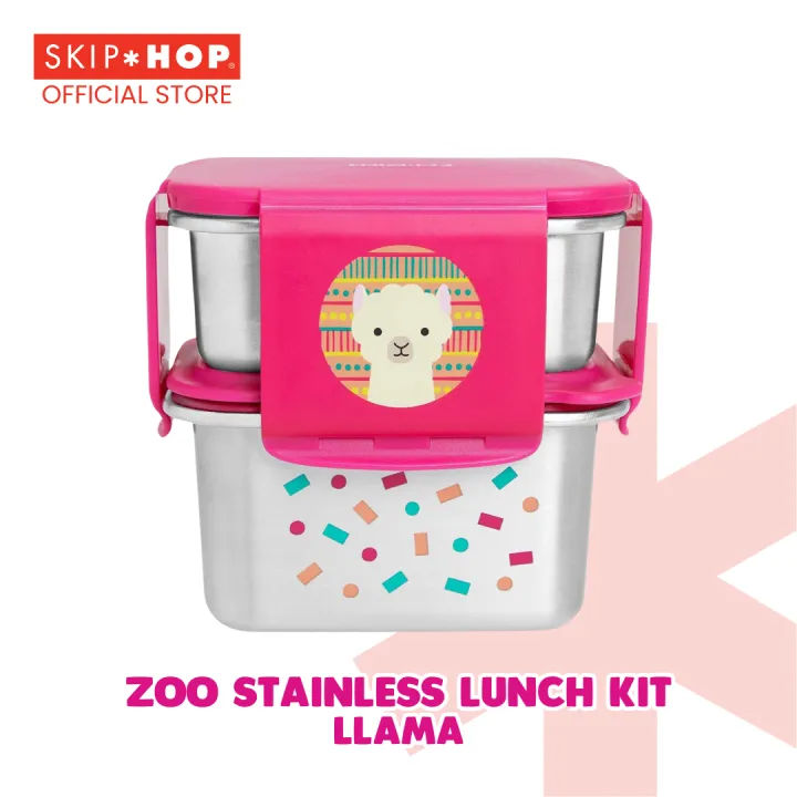 Skip Hop ZOO Stainless Steel Lunch Kit- Llama | Lazada PH
