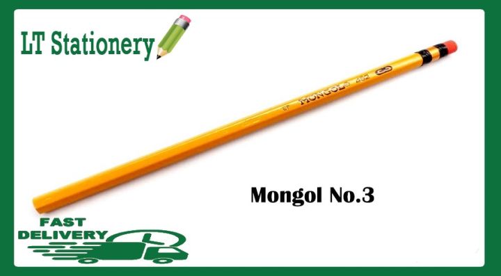 1pc Mongol Writing Pencil No.1, 2 , 3 , Trio , XL and Trio XL (Lt ...