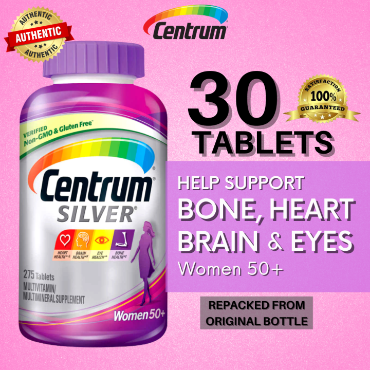30 Tablets - Centrum Silver Women 50+ AUTHENTIC | Lazada PH