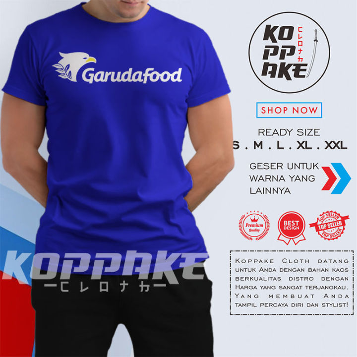 Kaos Garudafood Garuda Food Logo Baju Perusahaan | Lazada Indonesia