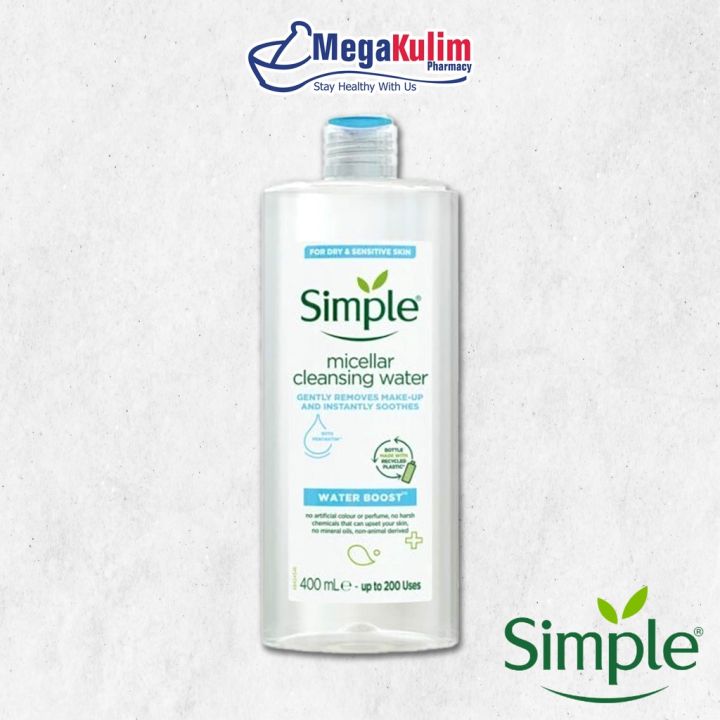 Simple Water Boost Cleansing Micellar Water 400mL | Lazada
