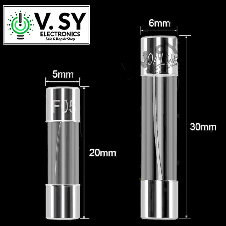 5pcs. Glass Fuse Tube 15A 250V 20mm/30mm 15 A 250 V 15Amp Amp 5X20 mm | Lazada PH