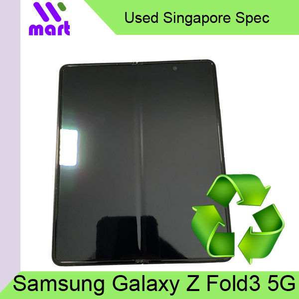 USED Samsung Galaxy Z Fold 3 5G / Singapore Set Galaxy Z Fold3 5G 256GB ...