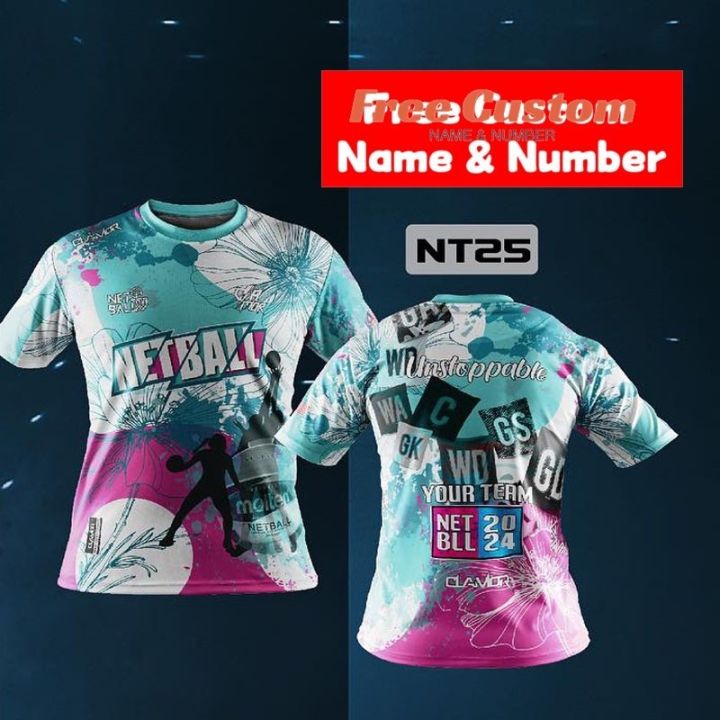 2025 netball Jersey Shirt Thailand Viral Custom Jersey Ootd Collar ...