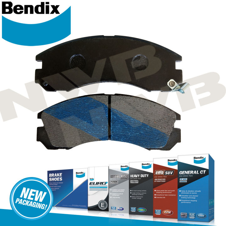 Bendix Brake Pads Front Set ULT for Mitsubishi Pajero 1992-2000 (DB1223 ...