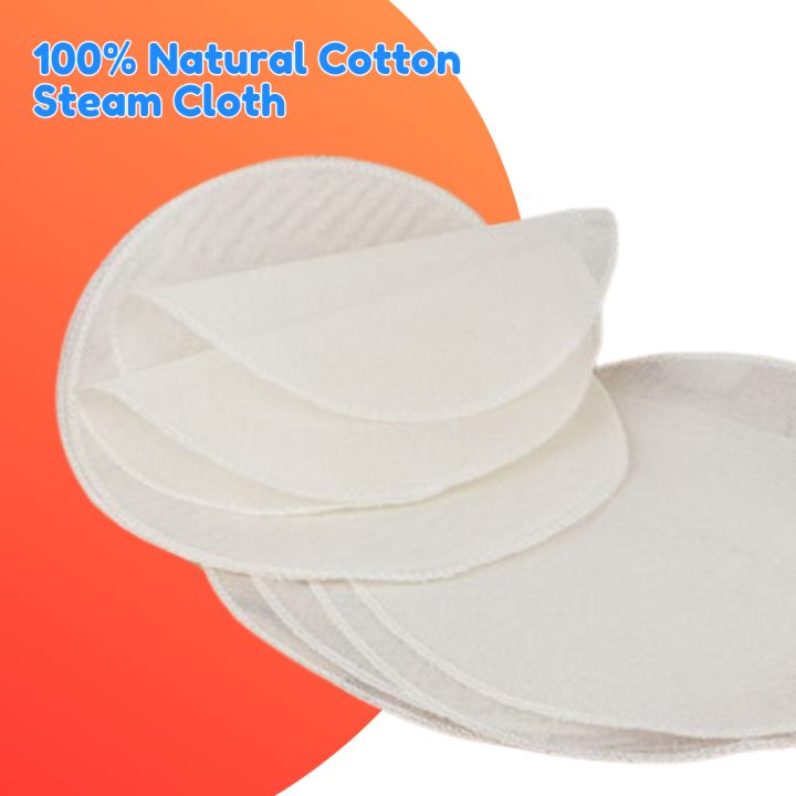 Steam Cloth 100% Pure Cotton Food Steam Fabric Non-stick Steamer Cloth ...