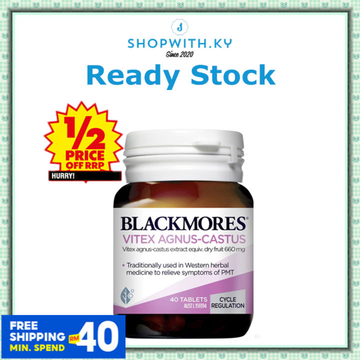 [03/2027] Blackmores Vitex Angus Castus ( 40 Tablets ) | Lazada