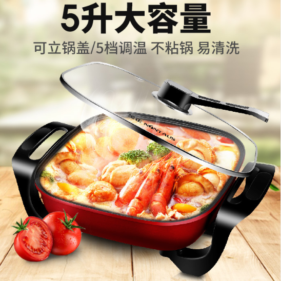 42x31x20cm 200 degree 5 Litre Steamboat Hot Pot Shabu Roast Fry steamer ...