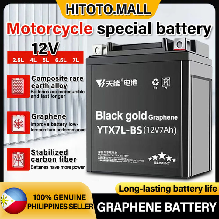 Motorcycle Battery Maintenance Free (Size 2.5L/3L/4L/5L/6.5L/7L) 12v ...