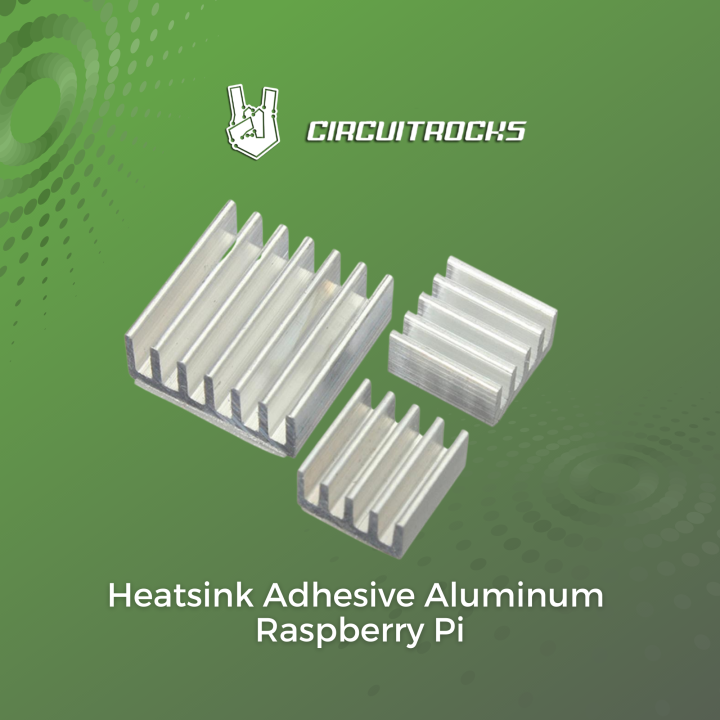 Circuitrocks Heatsink Adhesive Aluminum Raspberry Pi | Lazada PH