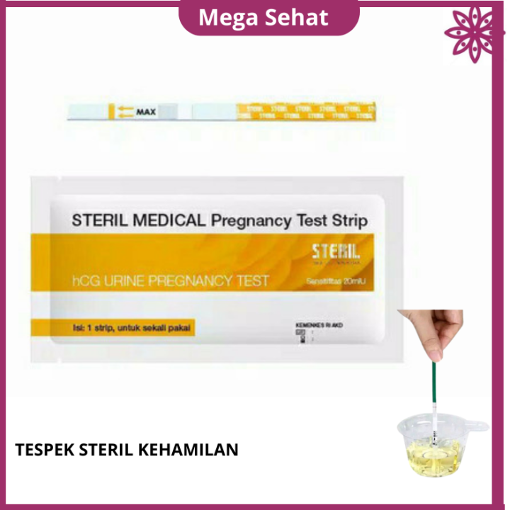 Alat Uji Kehamilan Pribadi Pregnancy Testpack STERIL Strip Test ...