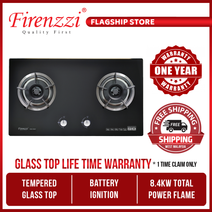 Firenzzi FGH-2043 Gas Hob (With Bubble Wrapping + Fragile Sticker) | Lazada