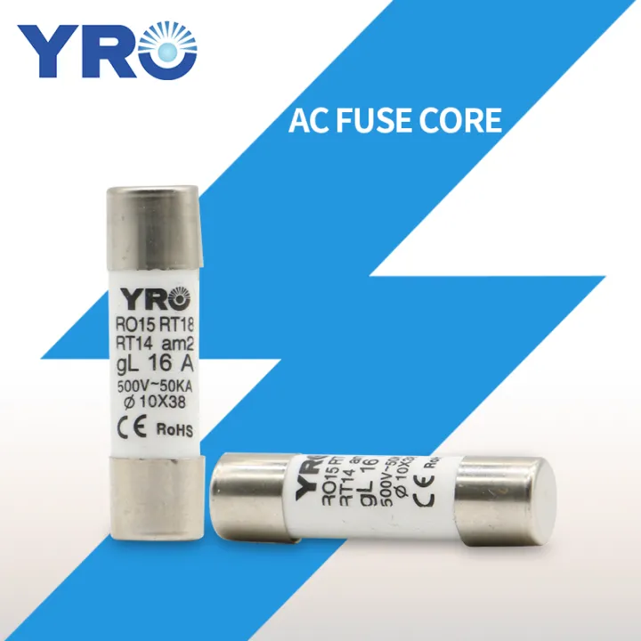 AC 20Pcs 10x38MM Fast blow Ceramic Fuse 6A 10A 16A 20A 25A 32A Ceramic ...