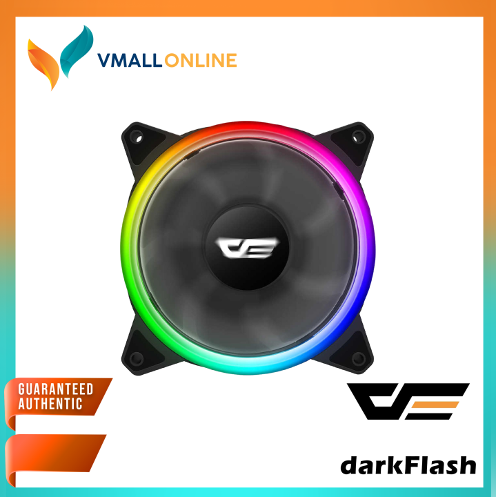 darkFlash DR11 Rainbow Colour Casing Fans Molex 4pin Power | Lazada PH