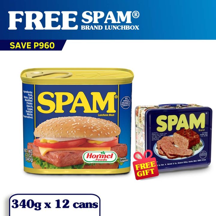 SPAM® Classic FREE Tin Lunch box Pack (12 Cans) | Lazada PH