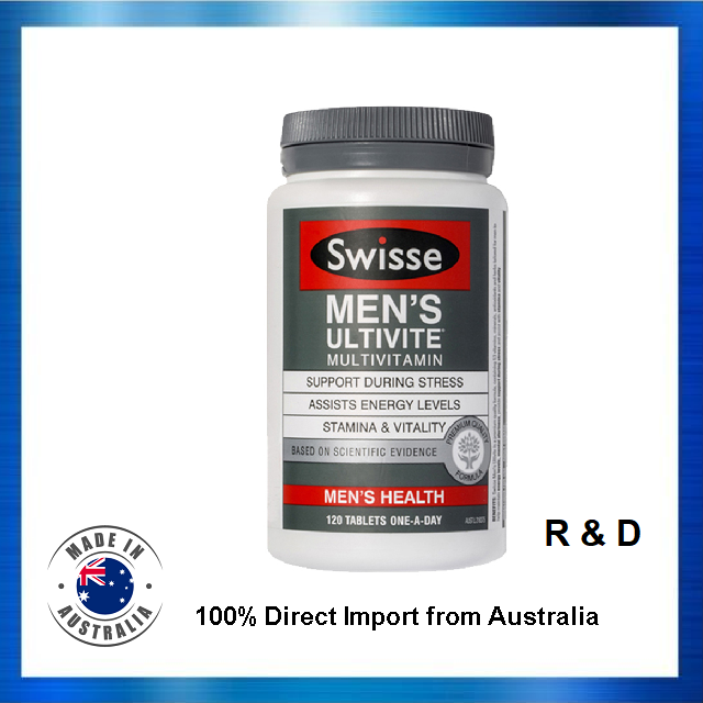 [Pre Order] Swisse Men's Ultivite Multivitamin ( 120 Tablets ) (Made In Australia) | Lazada