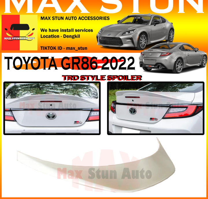 TOYOTA GR86 SUBARU BRZ 2022+ TRD SPOILER REAR TRUNK SPOILER DUCKTAIL ...