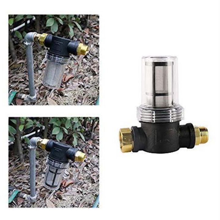 LIUMILAC 3/4" Male Inlet Garden Hose Strainer Pressure Washer Filter In ...