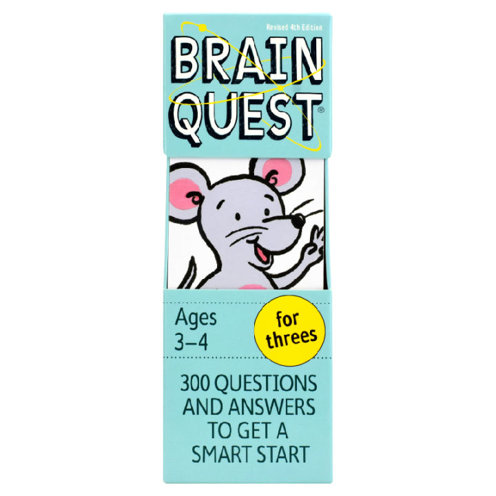 Brain quest for three BQ American full science pre question and answer card English original ...