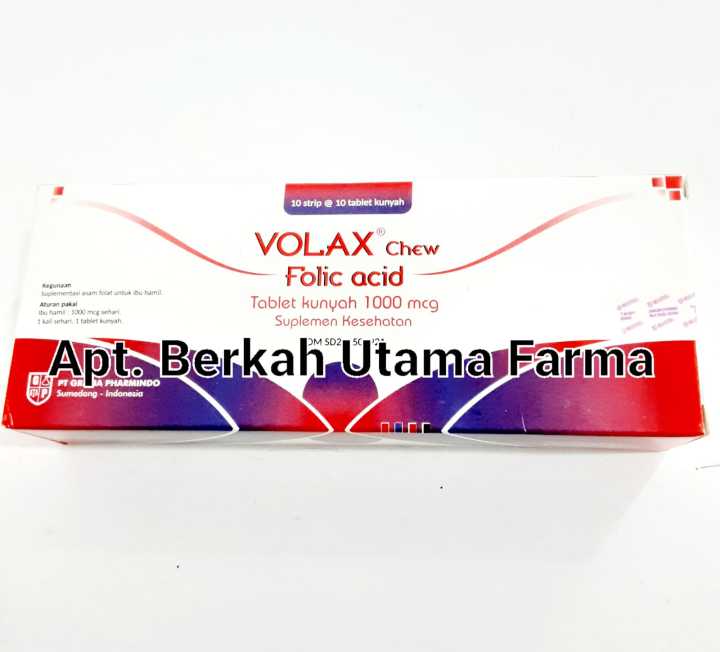 Volax Chew 1000 MCG Box Isi 100 Tablet | Lazada Indonesia
