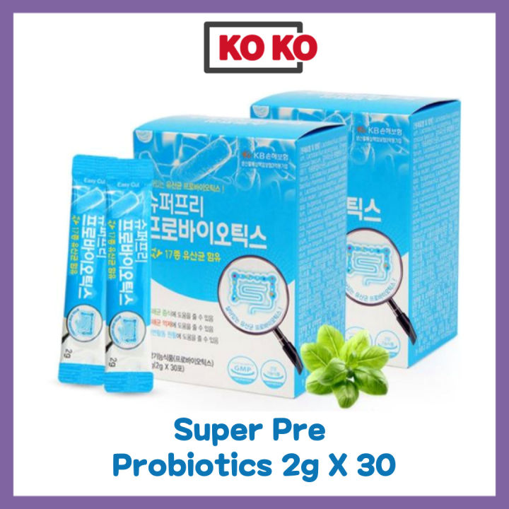 Super Pre Probiotics 2g X 30sticks For Whole Family / 17 Premium ...