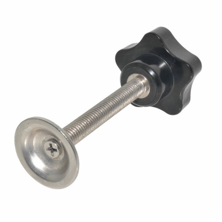 Sturdy Star Knob Hand Tightening Screw Clamping Black Head Bolt ...