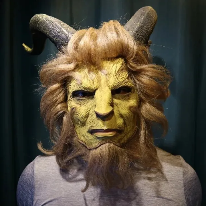Movie beauty and the beast mask Real people can wear film and ...