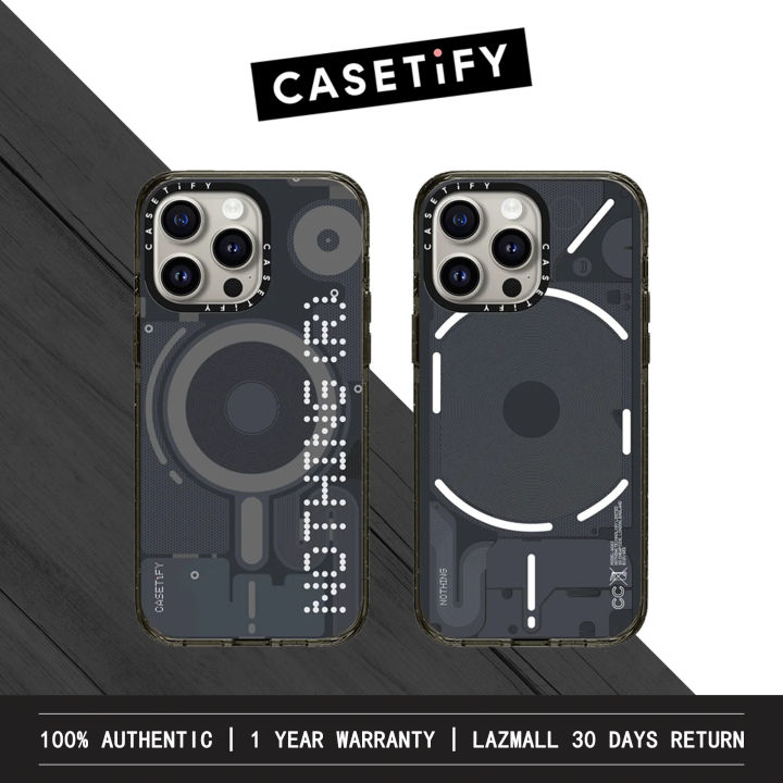 CASETiFY x Nothing Series Case with Magsafe for iPhone 15 Pro Max / iPhone 14 Pro Max / iPhone ...