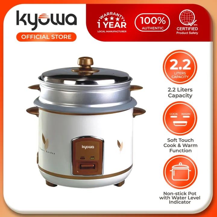 Kyowa Rice Cooker KW-2025 | 2.2L with Steamer KW2025 | Lazada PH