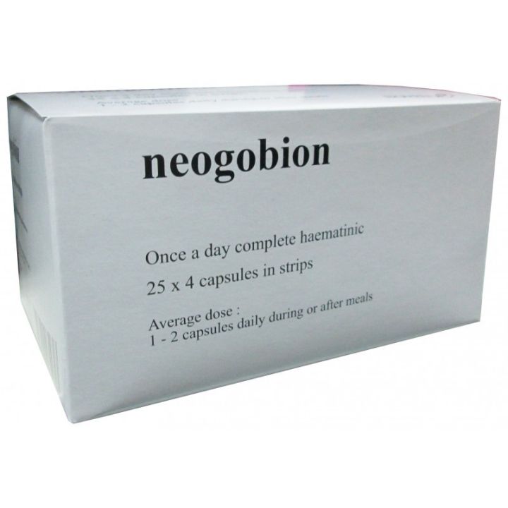 Neogobion Capsules 100s - Generic of Sangobion, Iron tablets to improve ...