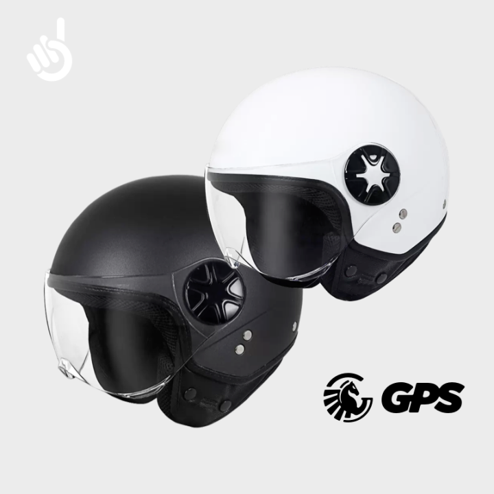 Motorcycle Helmet Golden Pistol Sixty [Motor, Breathable Material ...