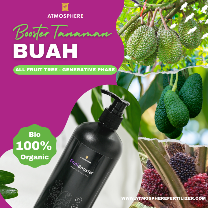 ATMOSPHERE FERTILIZER Fruti Booster Pupuk Organik Cair tanaman Buah ...