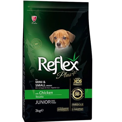 REFLEX PLUS Dog Junior With Chicken For Mini & Small Breed Dog Dry Food ...