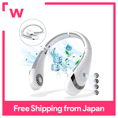 Neck Fan Chayoo Neck Cooler Neck Fan Heat Stroke Prevention 360° Rapid ...
