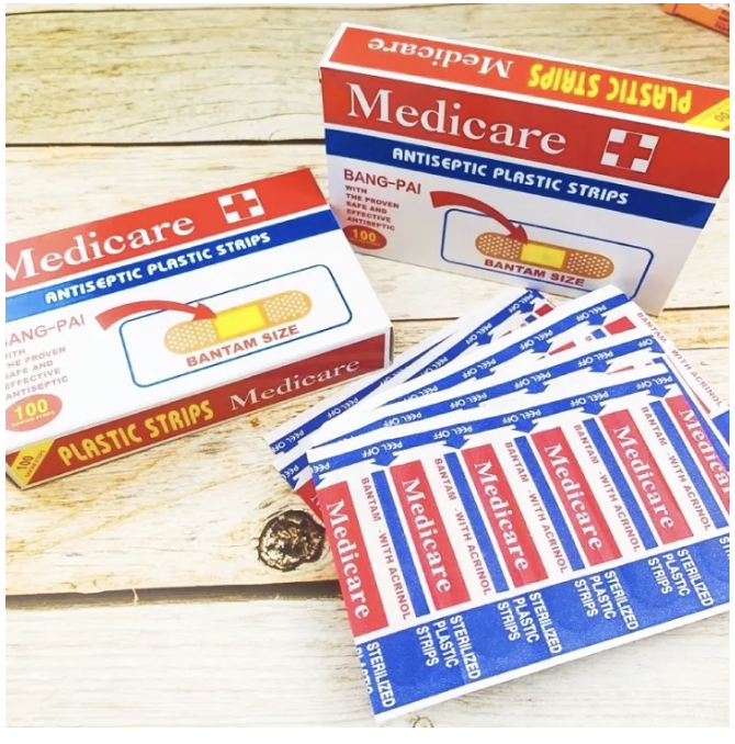 Ecoplanet COD#100Pcs Medicare Antiseptic Bandage Band Aid First Aid Kit ...