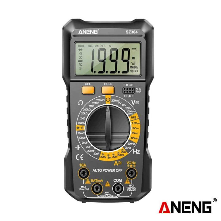 ANENG Digital Multimeter AC/DC Voltage Ohm Tester - Pengukur Listrik ...