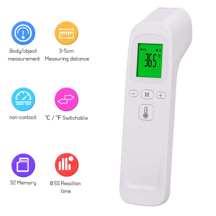 [New Version] Forehead Thermometer Infrared Thermometer Non Contact ...