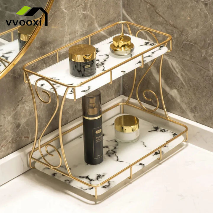 Bathroom Organizer Countertop Makeup Organizer Cosmetics Storage ...