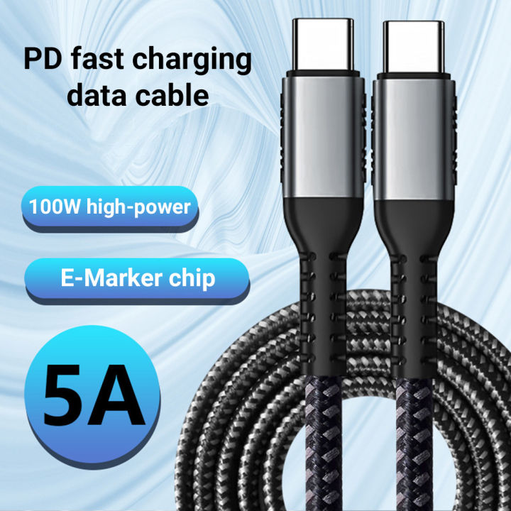 Type-C Fast Charge Cable PD 100W/60W For Phone Android Fast Charge ...