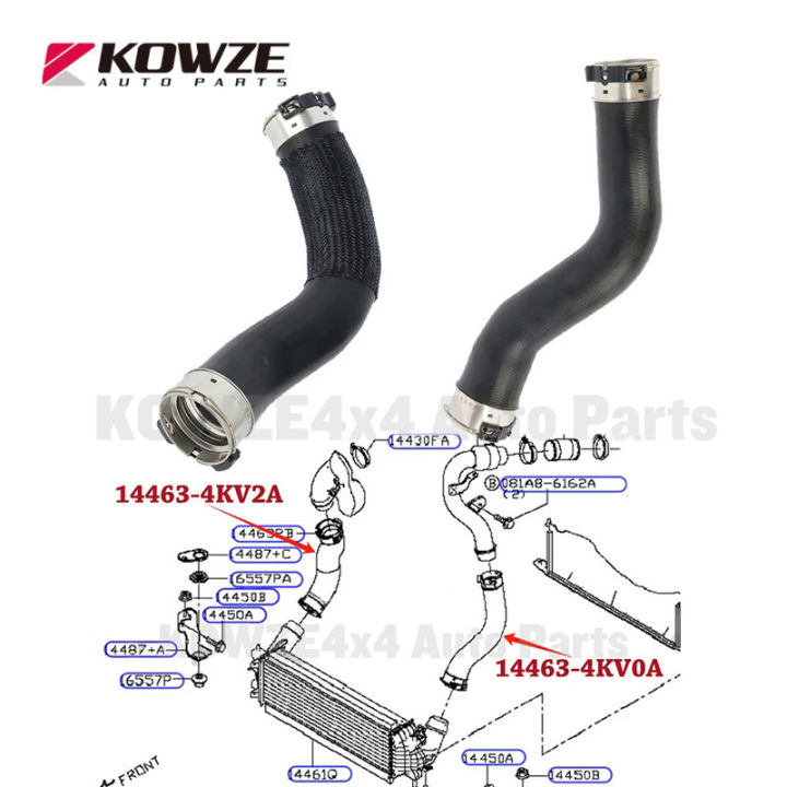 Inter Cooler Intake Air Hose for Nissan Navara NP300 Frontier D23 YD25 ...