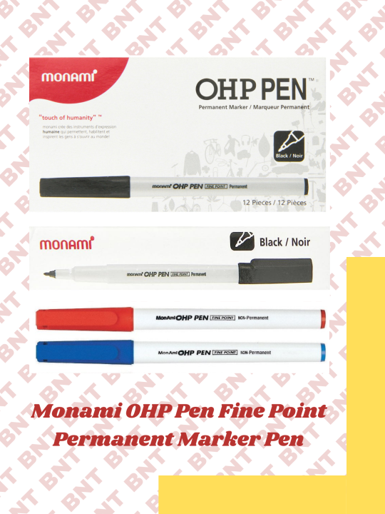Monami OHP Pen Fine Point Permanent Marker Pen SOLD PER PIECE | Lazada PH