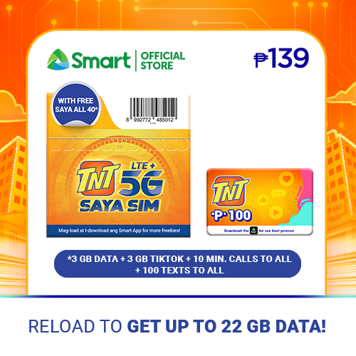TNT 5G SIM With FREE Saya All 40 and Load Card | Lazada PH