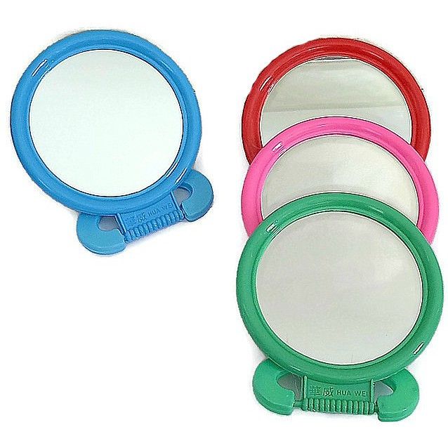 Stand Up Vanity Mirror Portable Handy Mirror Personal Grooming Mirror ...