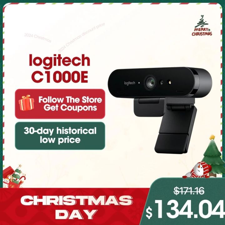 Original Logitech C1000e BRIO 4K Webcam Video Conference Streaming ...
