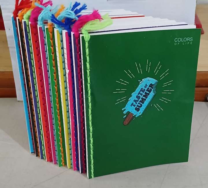 10 Pieces Yarn Notebooks Advance with Designs 148mm x 200mm | Lazada PH